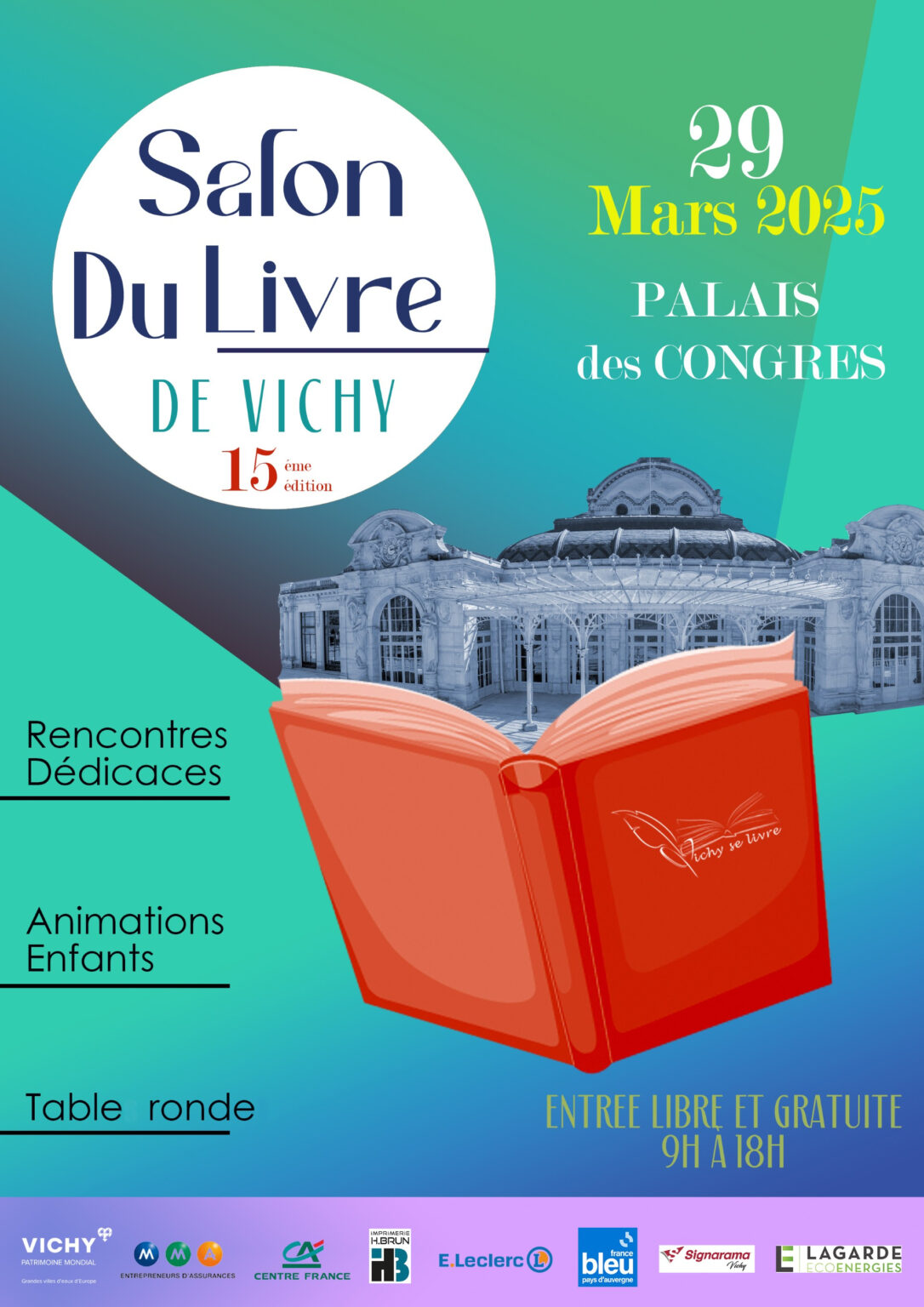 15ᵉ Salon du Livre de Vichy - Vichy