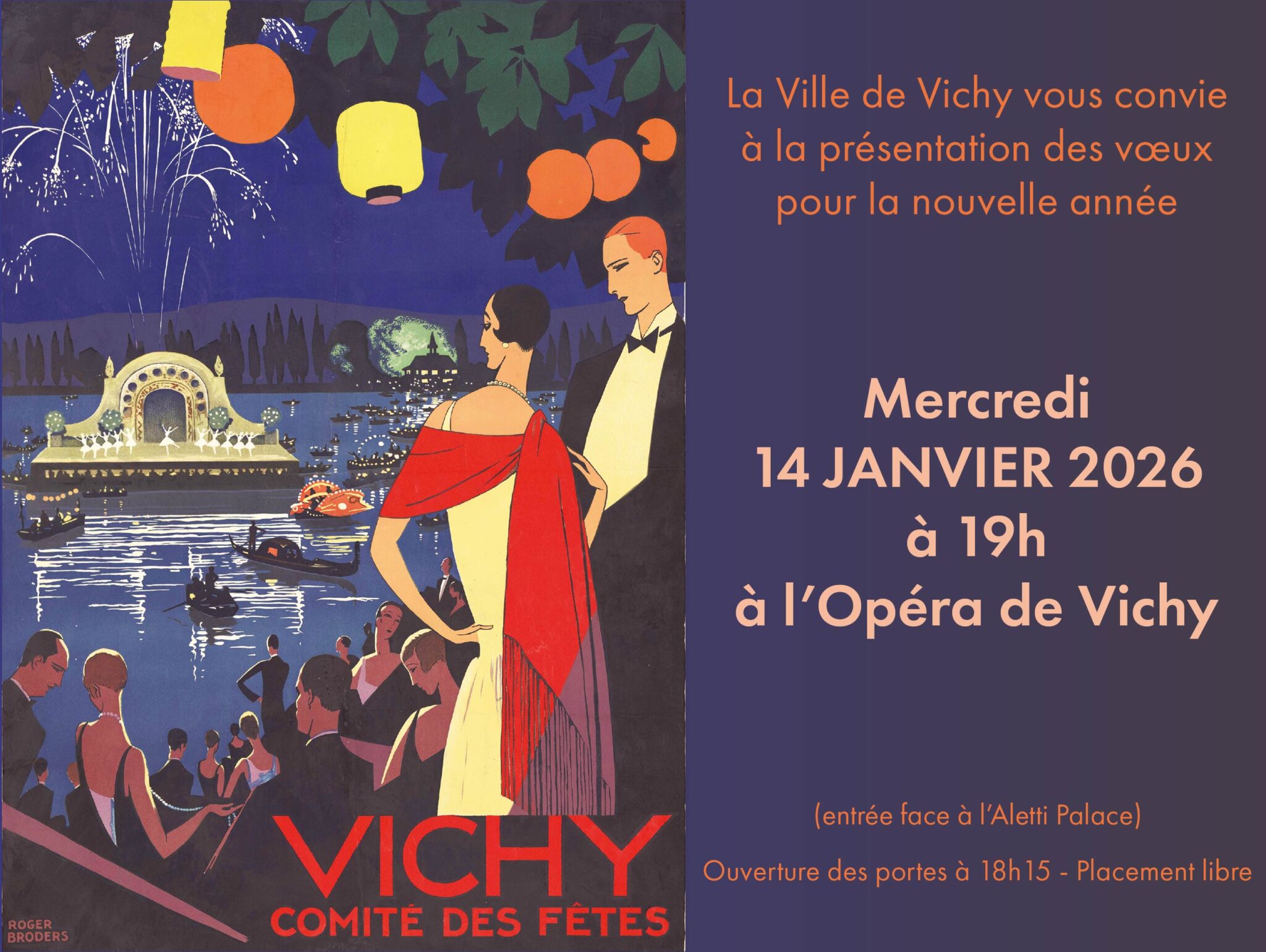 Vœux à la population - Vichy - Vichy